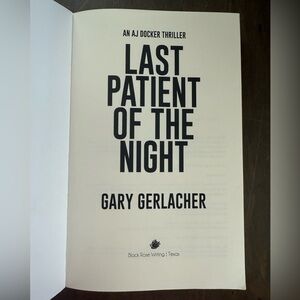 Accents | Last Patient Of The Night Thriller Book By Gary Gerlacher ...